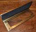 Large Antique Brass Inner Door Letter Flap Tidy & Draft Excluder XL2012B