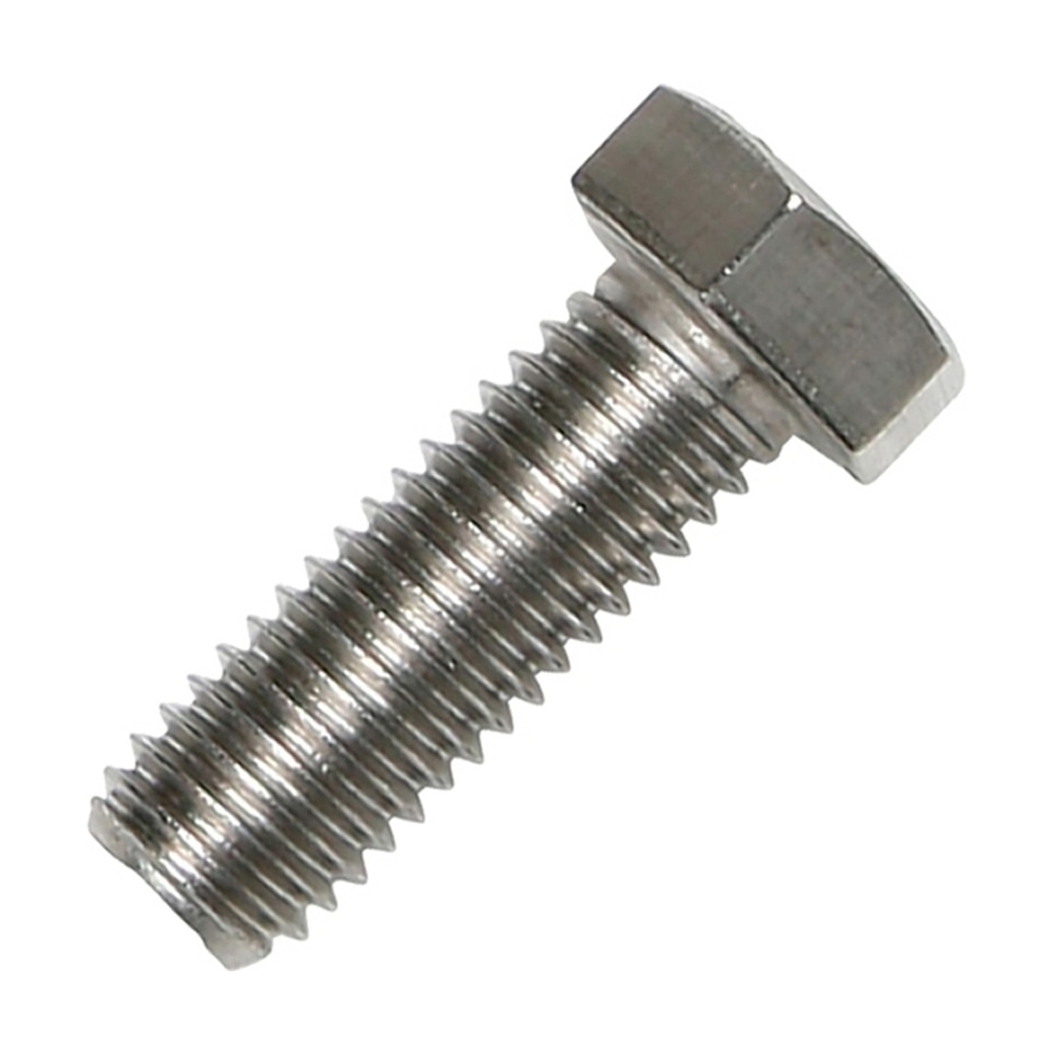 M10 x 20mm Zinc Plated BZP Full Thread Steel Hexagon Set Screw