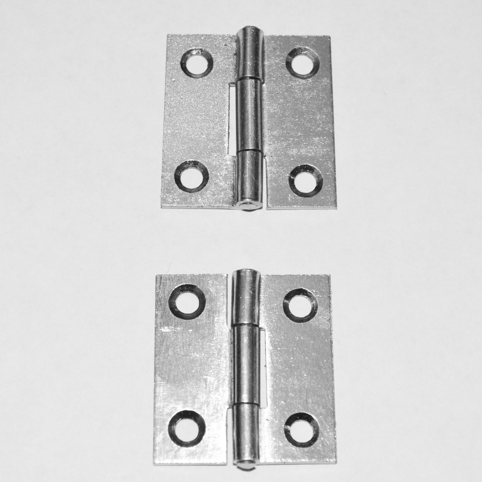 1-1/2" - 38mm Zinc Plated Butt Hinges for Small Projects, Rabbit ...