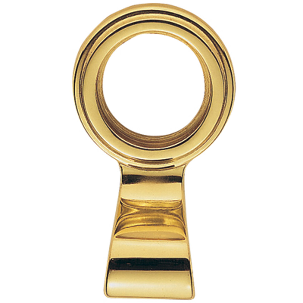 Solid Polished Brass Architectural Style Cylinder Lock Surround / Door ...